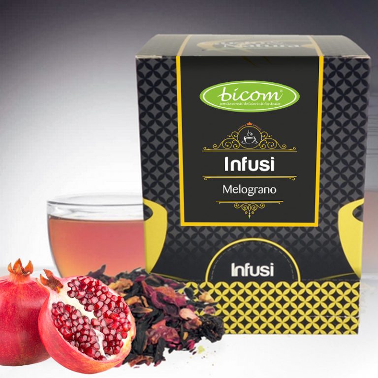 Infuso al Melograno Horeca in filtri piramidali biodegradabili